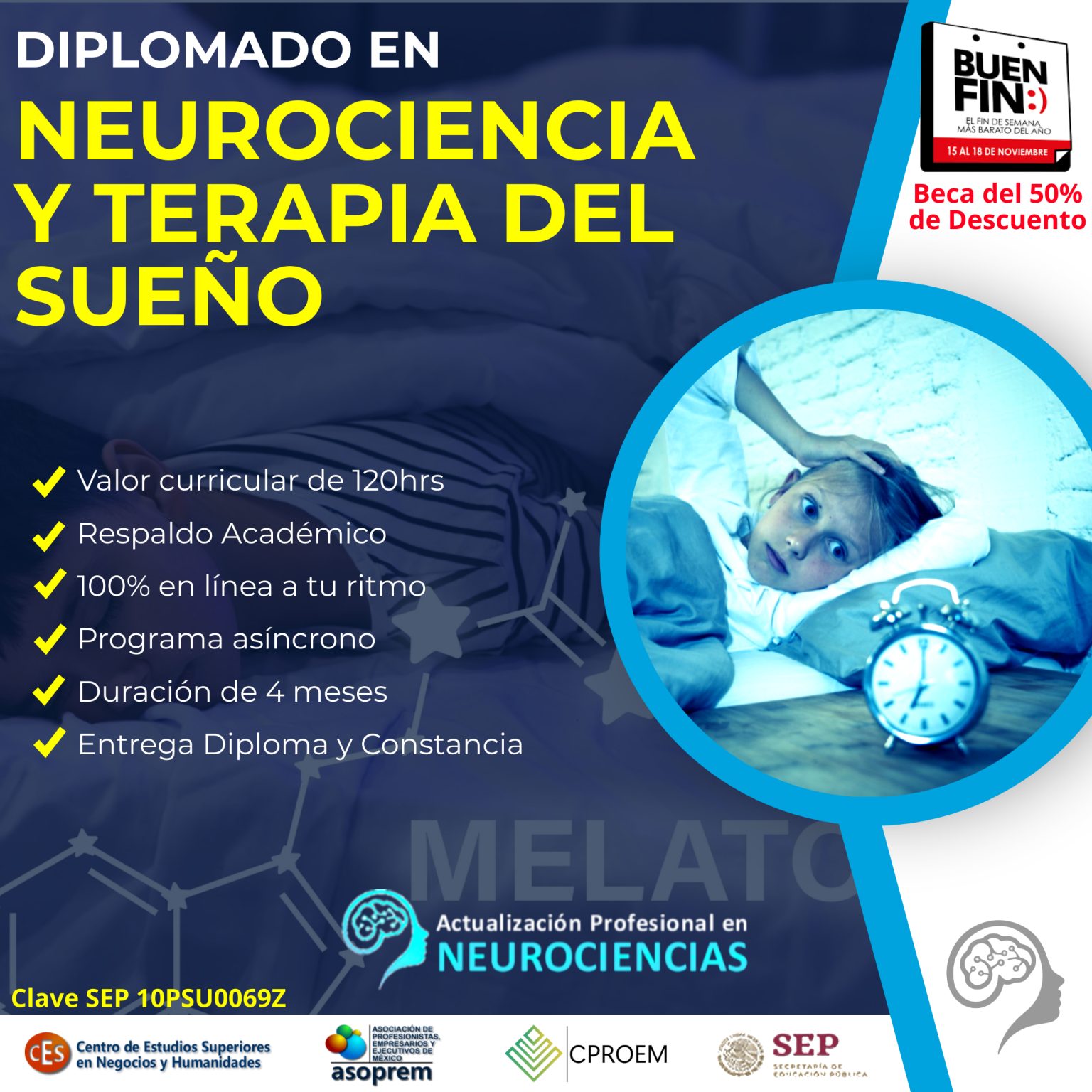 Diplomado en Neurociencia y Terapia del Sueño - NeuroEducators